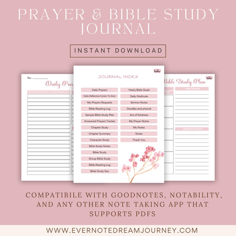 Prayer & Bible Study Journal | Transform Your Spiritual Journey Your ...