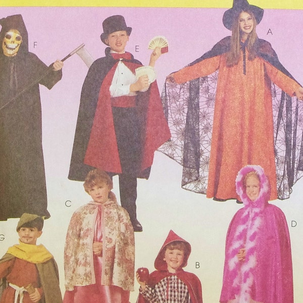 Simplicity Costumes 8274 Witch Vampiress Dracula Maid Marian Robin Hood ...