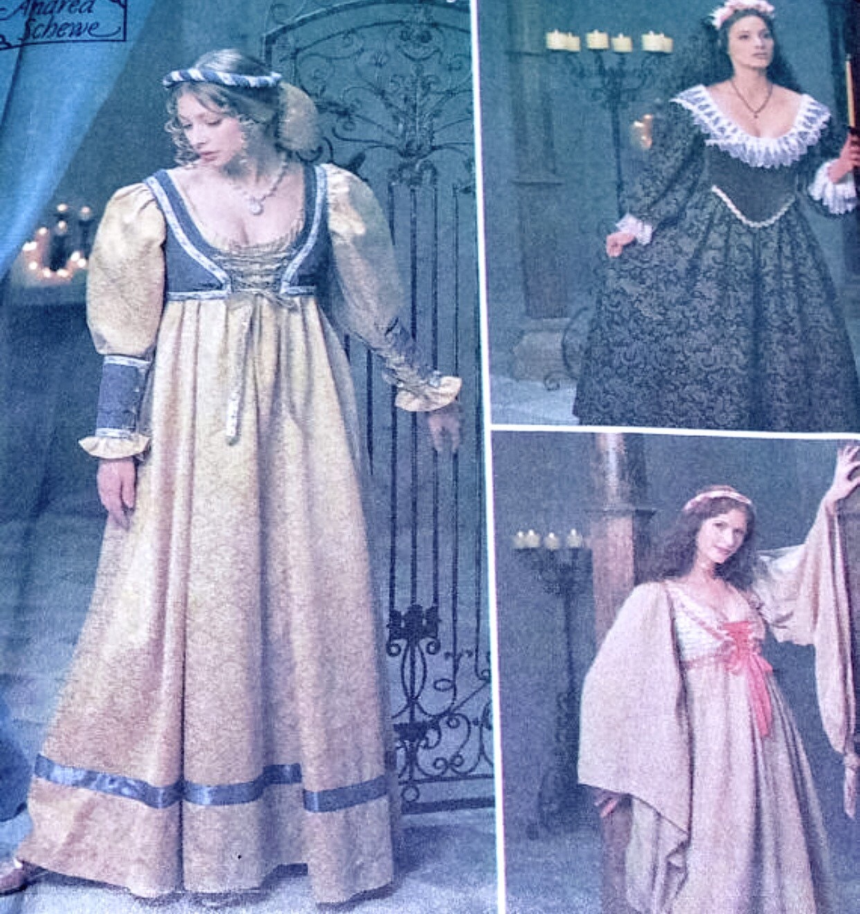 Simplicity Costumes 8192 Renaissance Dress & Headpiece Sewing - Etsy