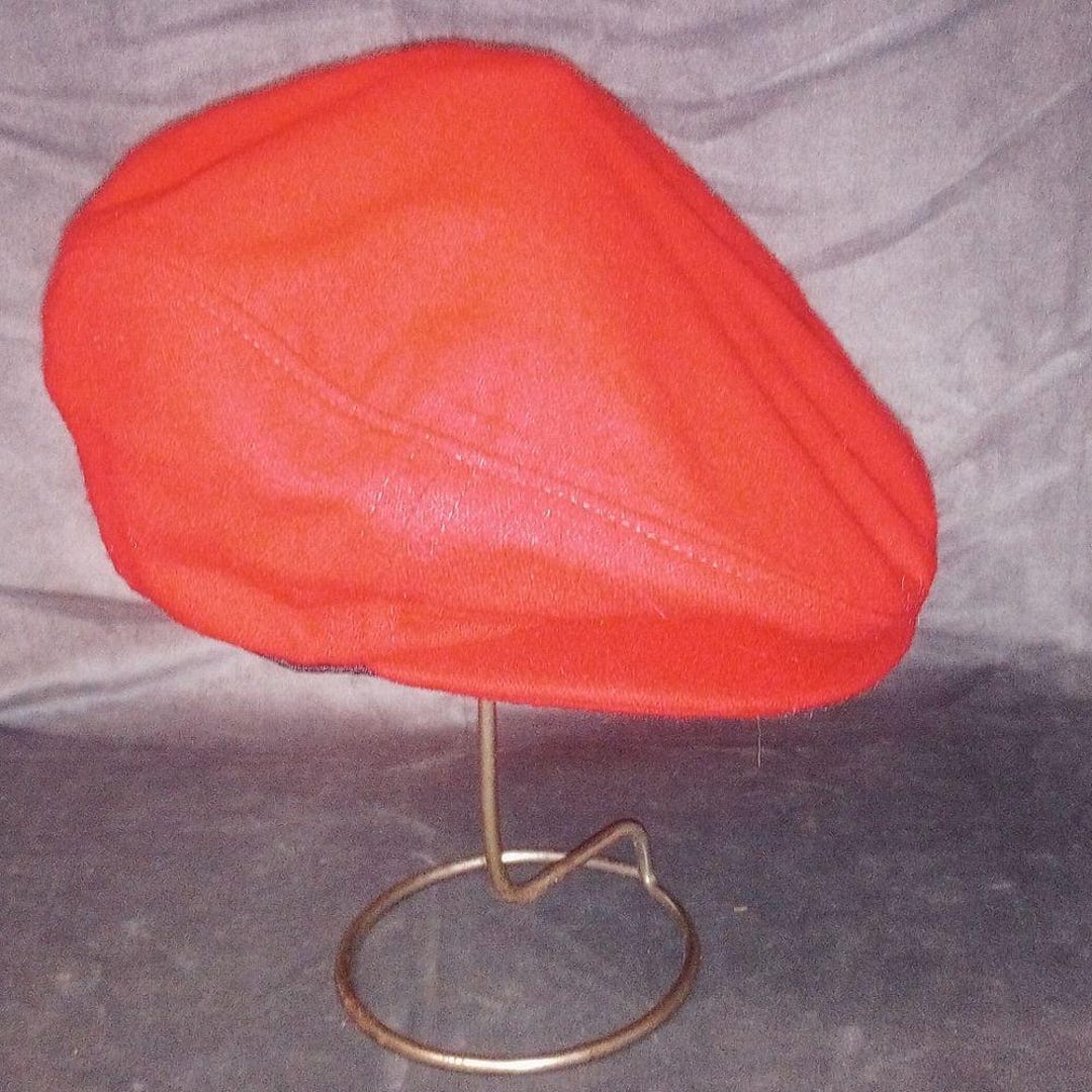 Vintage Pendleton Red Wool Flat Cap Size Large EUC - Etsy