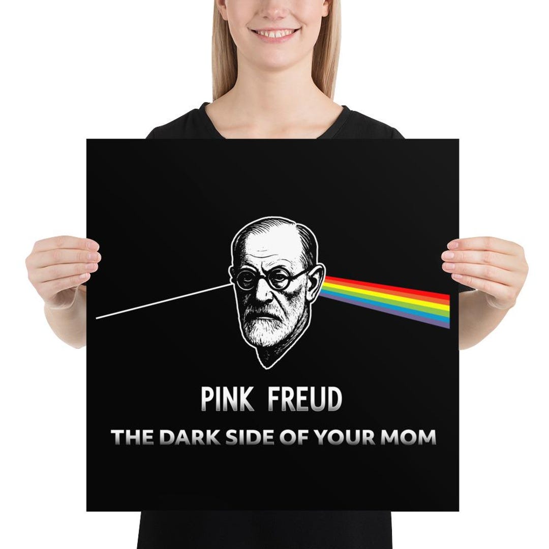 Pink Freud Meme - Poster - Photo Paper - Etsy
