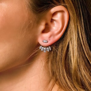 Swarovski ear jacket Etsy