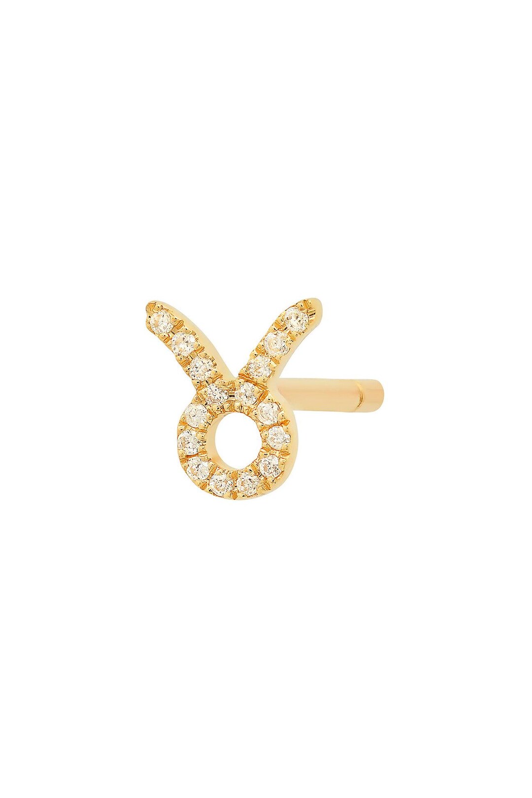 Taurus Zodiac Stud Earrings: Dainty Cubic Zirconia Astrology Jewelry - Etsy