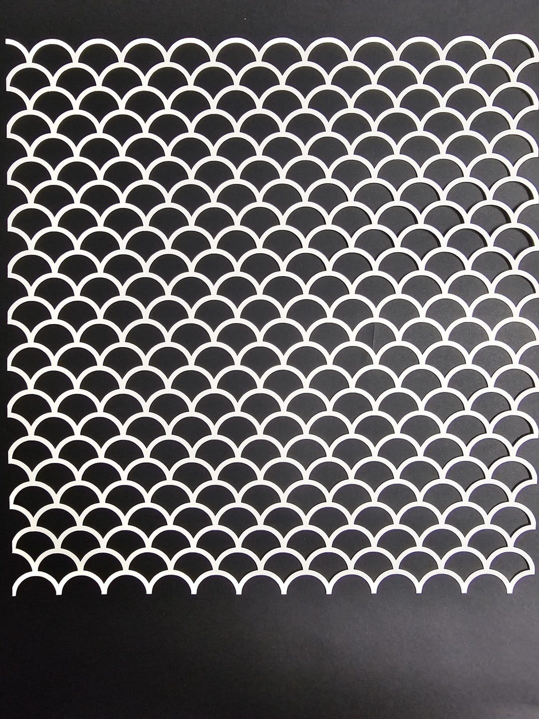 Scales Stencil - Etsy