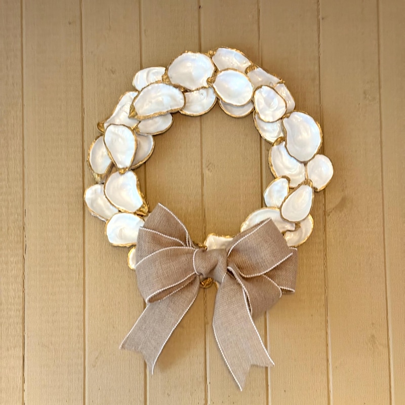 Oyster Shell Wreath - Etsy