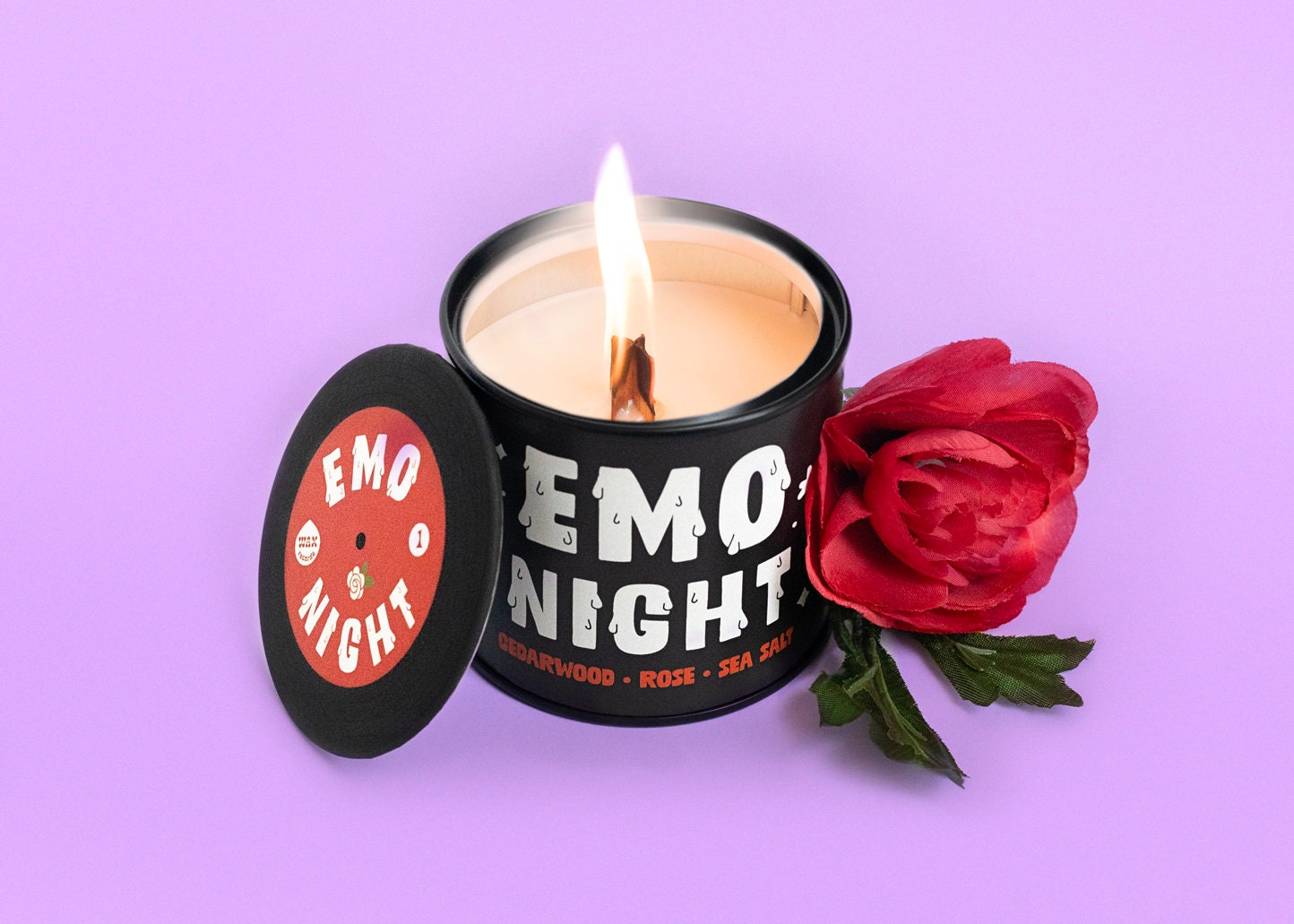 Emo Night – Vinyl Record Music Candle – Hand Poured Natural Soy Wax ...