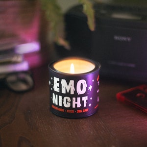 Emo Night – Vinyl Record Music Candle – Hand Poured Natural Soy Wax ...