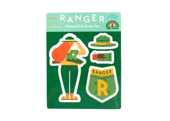 Park Ranger Sticker Set - Etsy