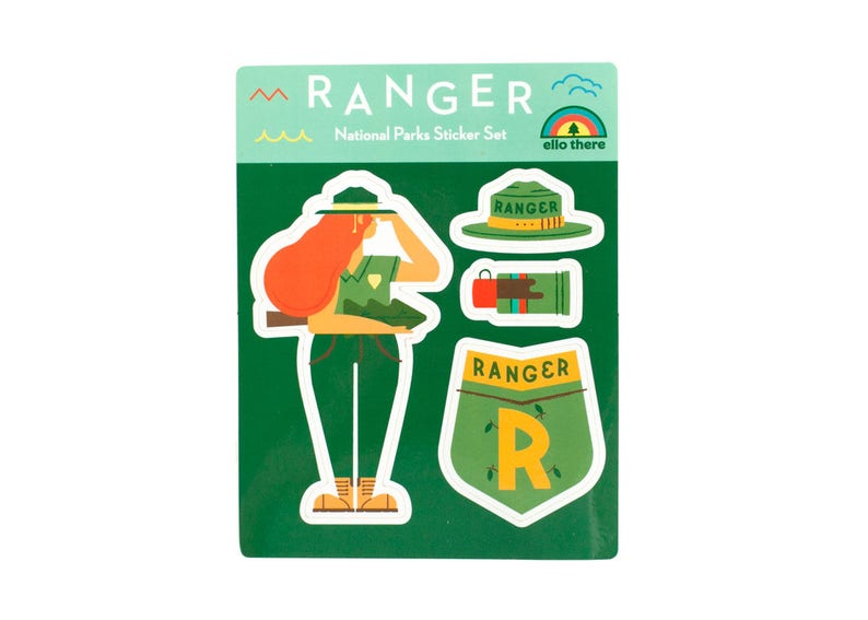 Park Ranger Sticker Set - Etsy