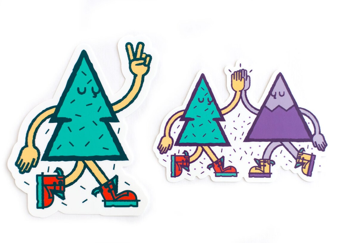 Tree Friend Vinyl Sticker - Etsy