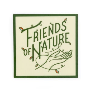 Friends of Nature Vinyl Sticker - Etsy
