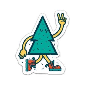 Tree Friend Vinyl Sticker - Etsy