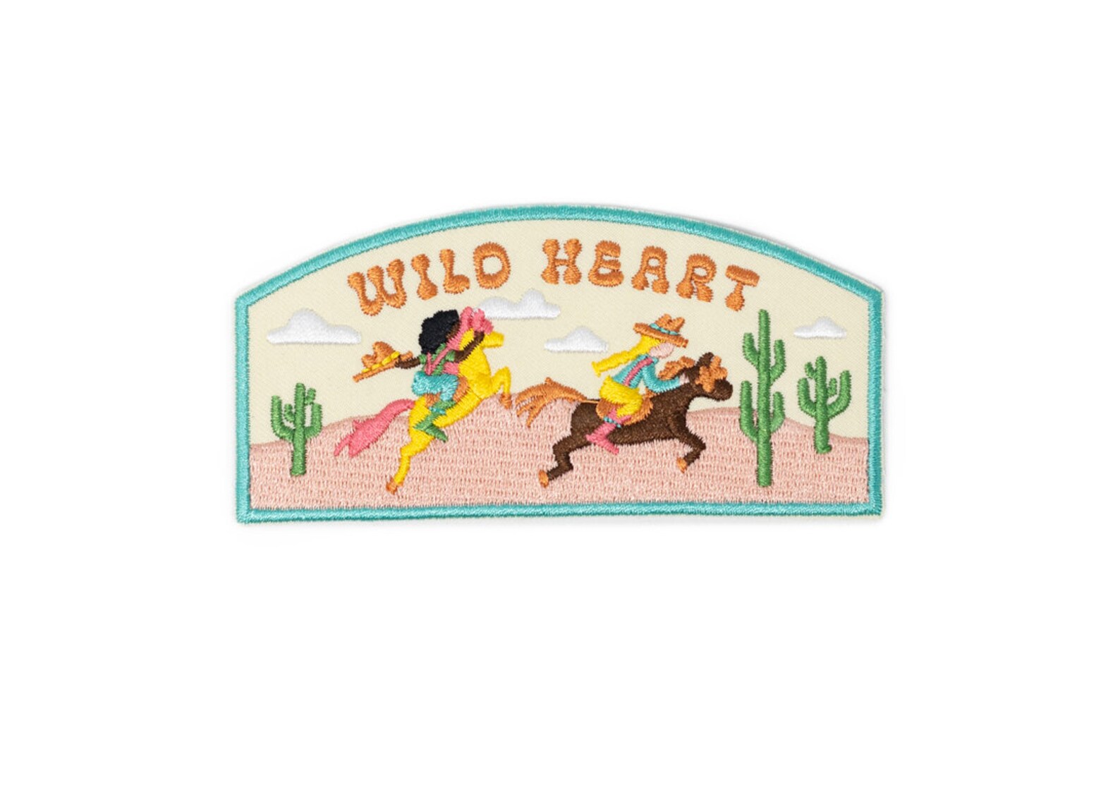 Wild Heart - Embroidered Felt Instant Stick Patch - Etsy