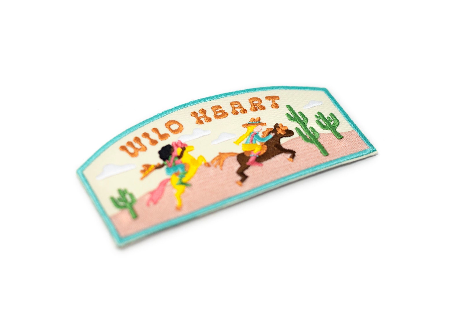 Wild Heart - Embroidered Felt Instant Stick Patch - Etsy