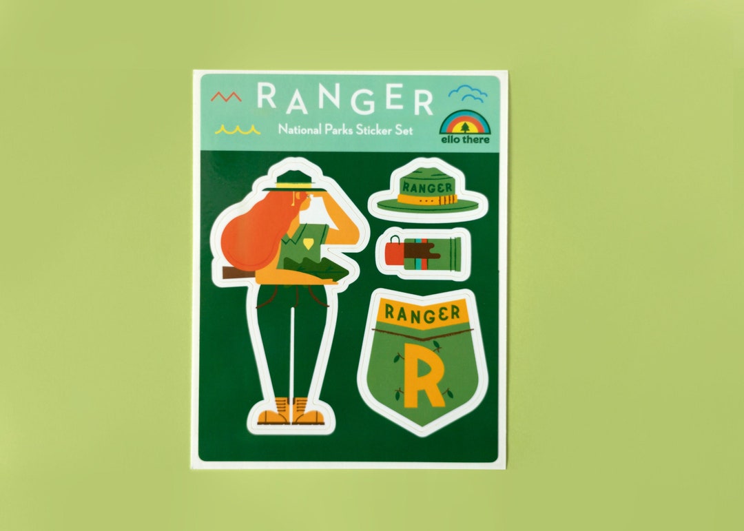 Park Ranger Sticker Set - Etsy