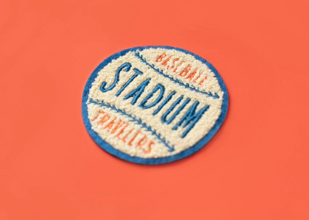 DISCOUNTED: Baseball Stadium Soft Chenille Patch - Etsy