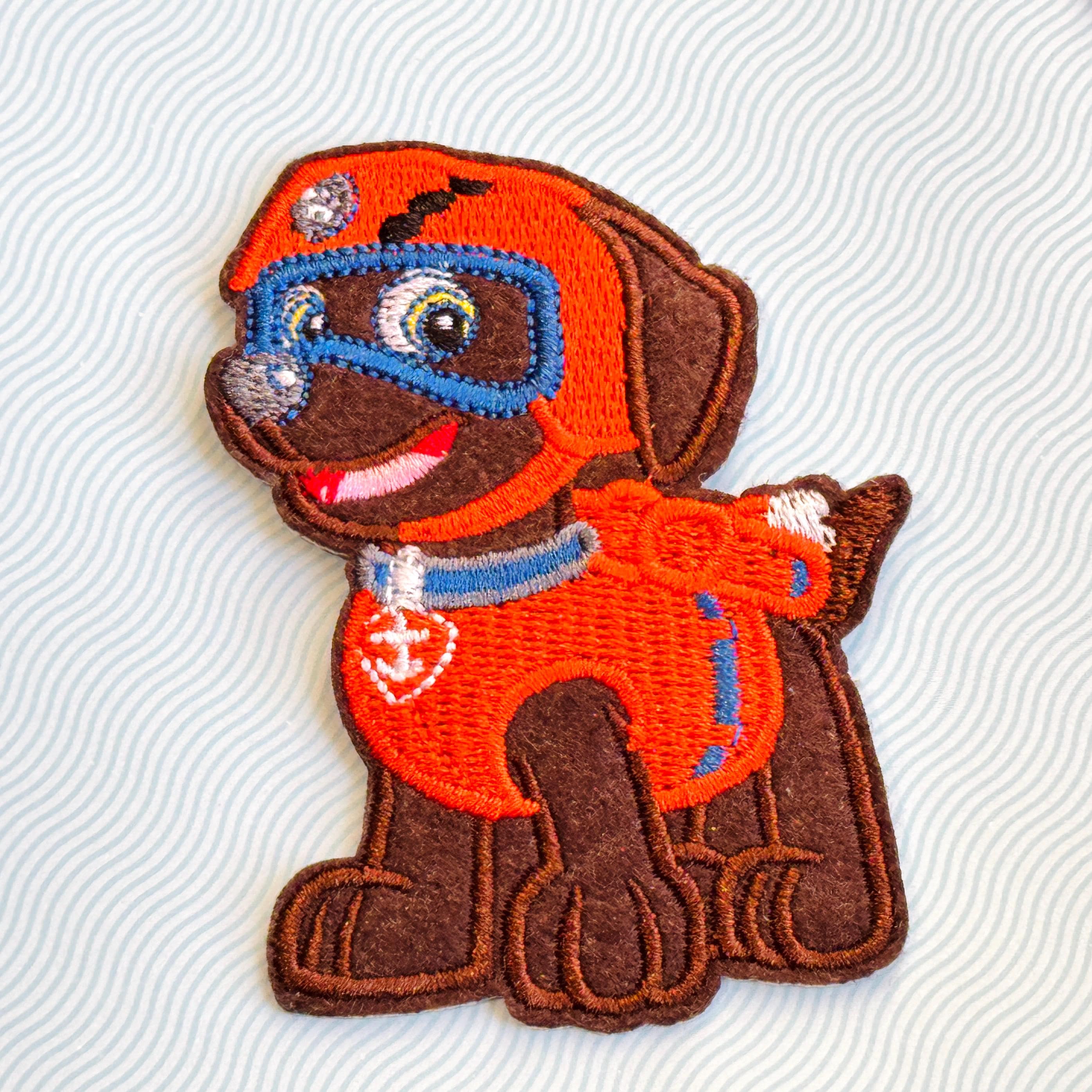Dog Patch 3.2" Kid Iron on Patch Embroidered Paw Patrol Iron on Patch ...