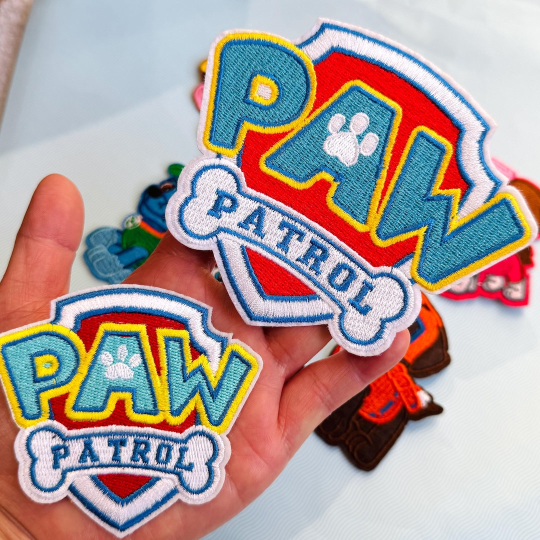 Paw Patch 3-5" Kid Iron on Patch Embroidered Paw Patrol Iron on Patch ...
