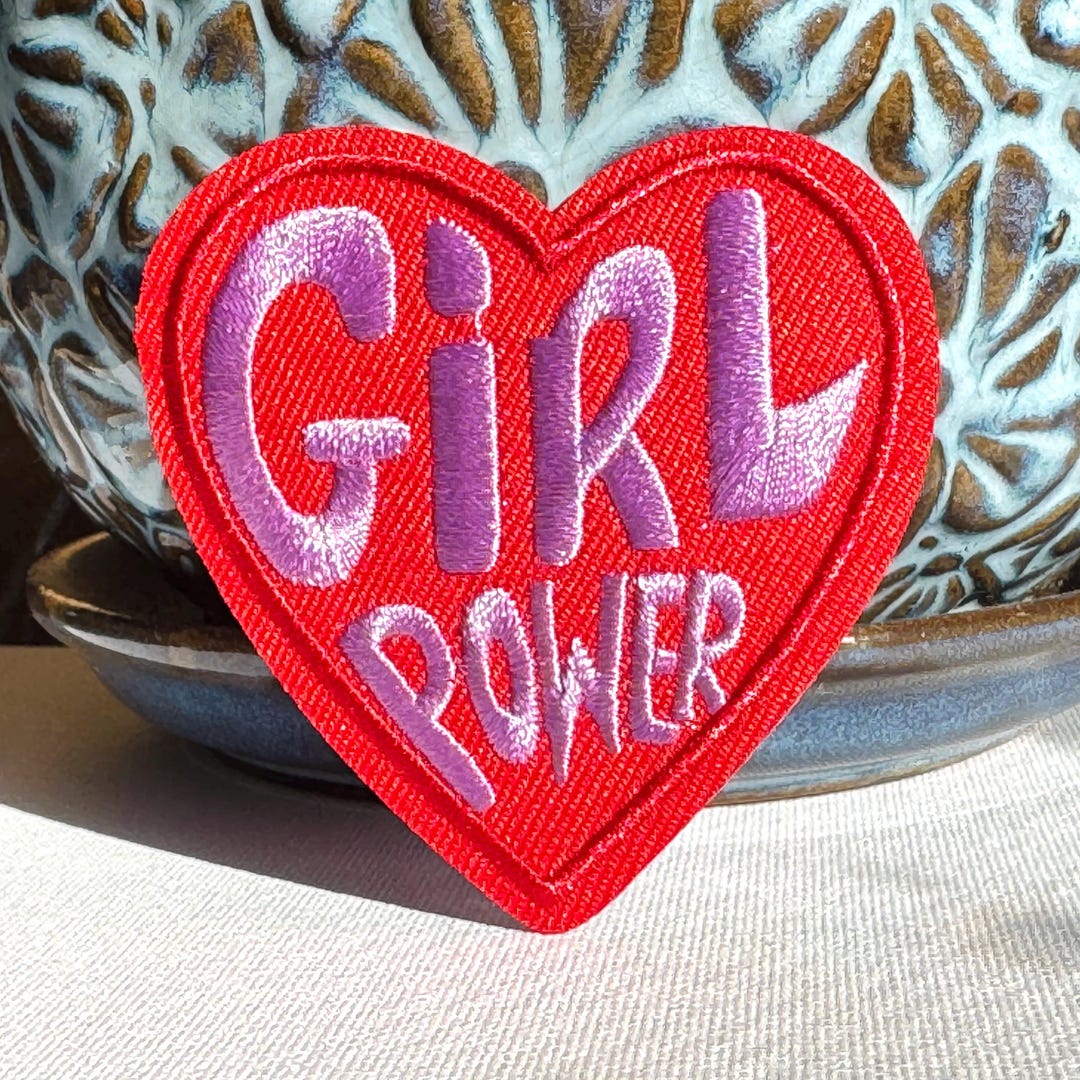 Girl Power Iron on Patch 2.7" Girl Power Applique Girl Power Patch ...