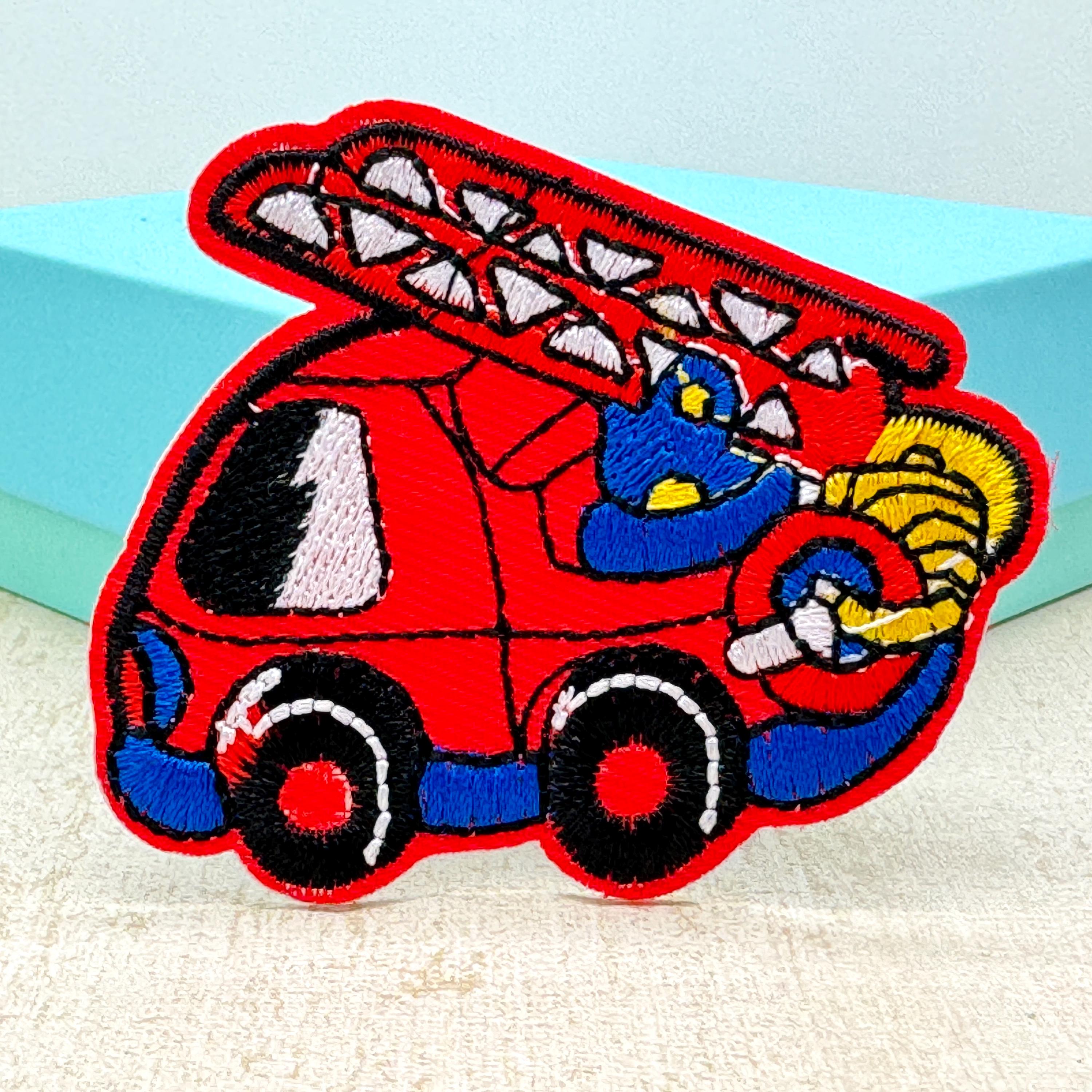 Set of 8 Truck Iron on Patch 2.8" Construction Vehicle Crane Patches ...