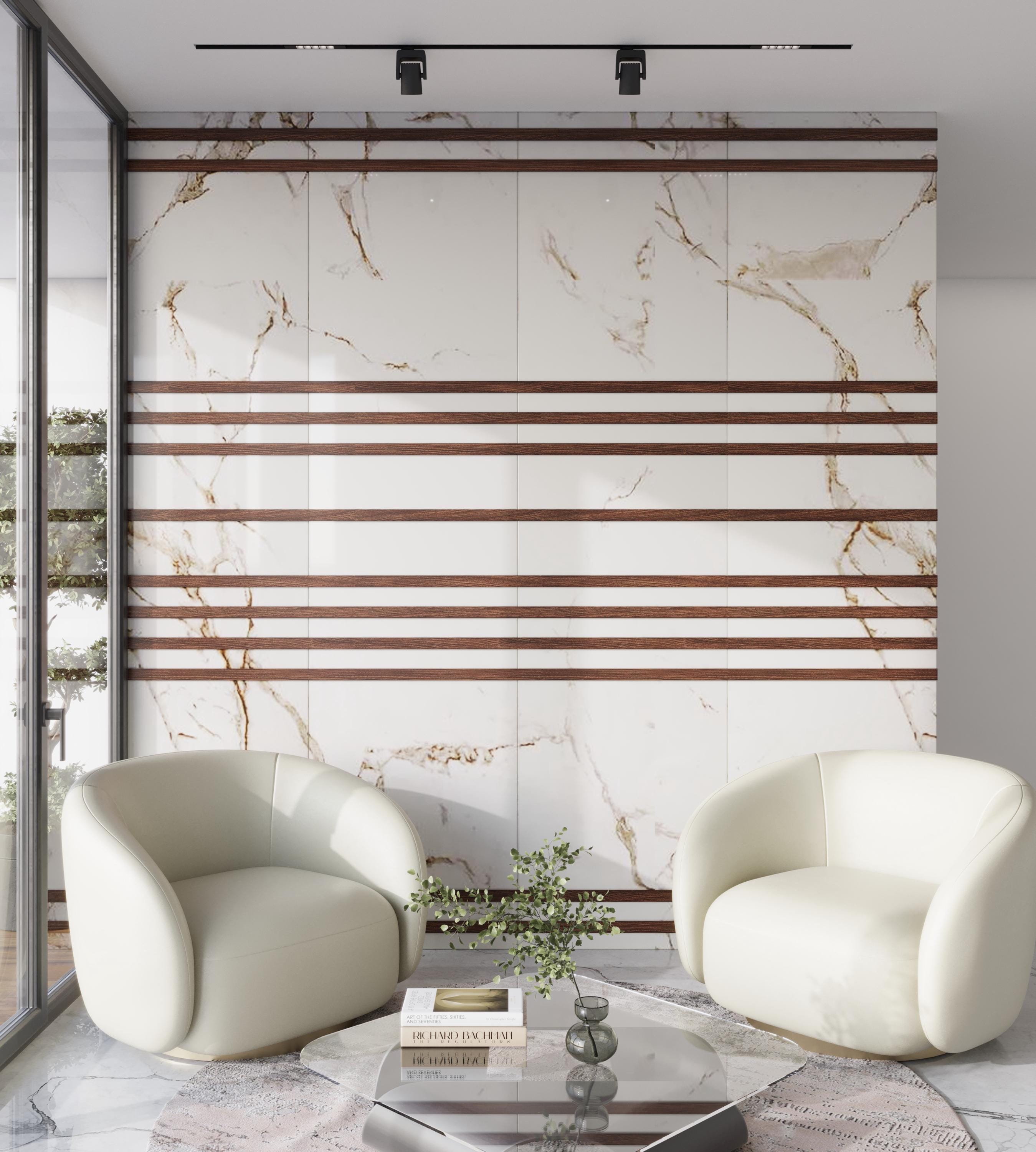 Luxury Marble and Wood Wall Panels: Modern Decorative Modules for ...