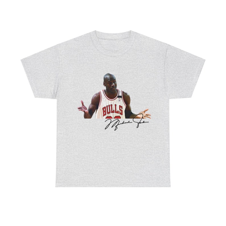 Michael Jordan Graphic Tee - Unisex Heavyweight Cotton Tee T-shirt ...
