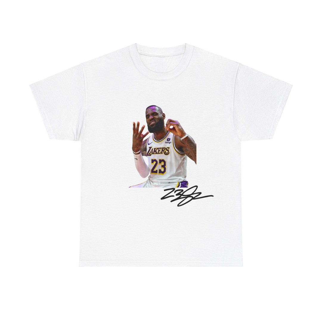 Lebron James Graphic Tee - Unisex Heavyweight Cotton Tee T-shirt ...