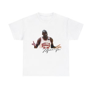 Michael Jordan Graphic Tee - Unisex Heavyweight Cotton Tee T-shirt ...