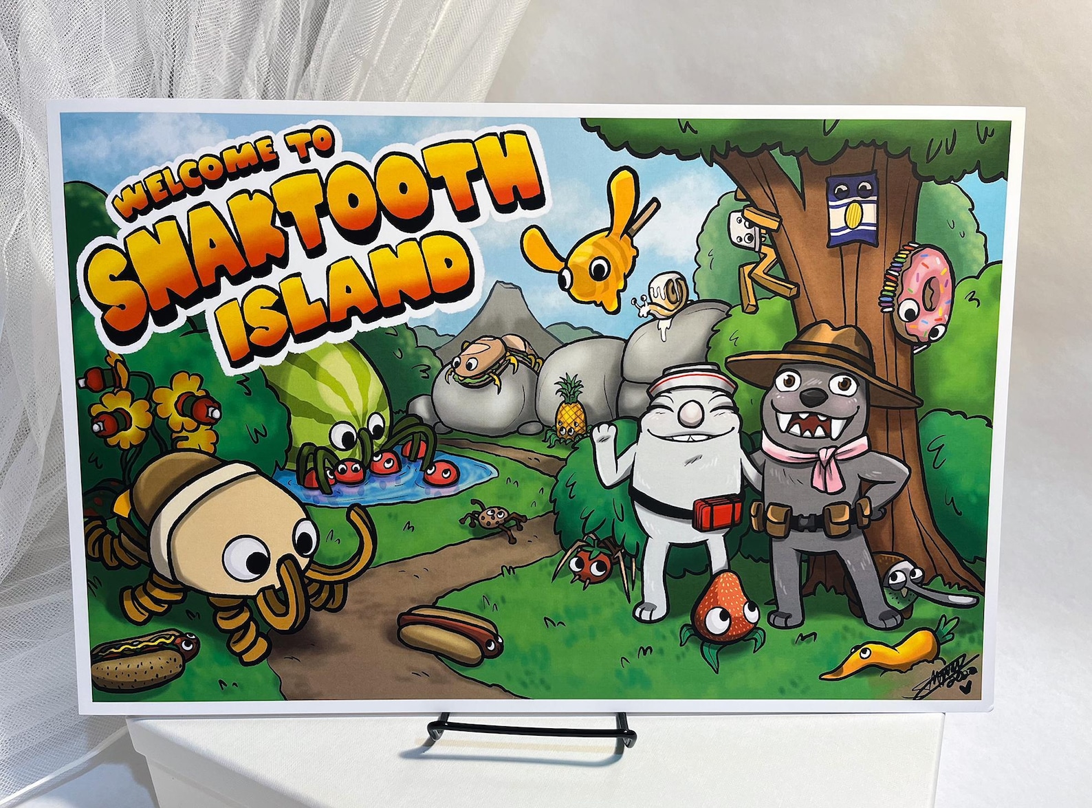 Welcome to Snaktooth Island Print - Etsy