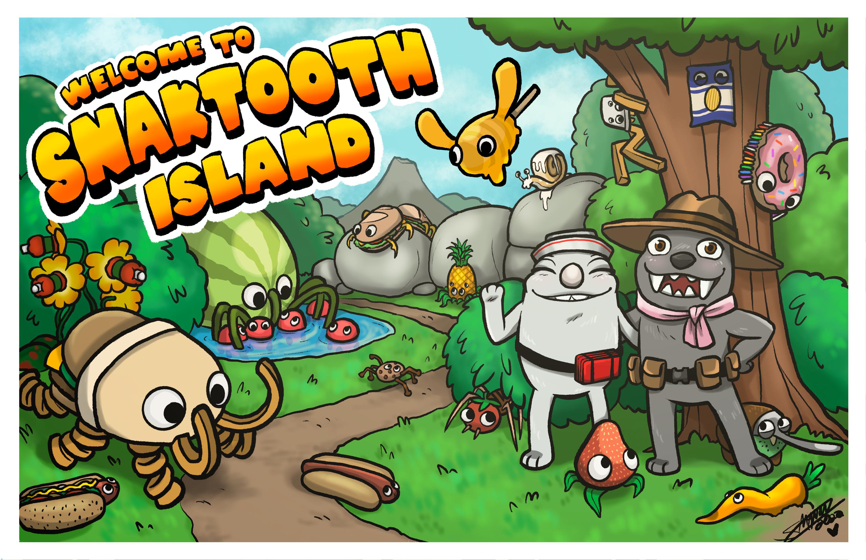 Welcome to Snaktooth Island Print - Etsy