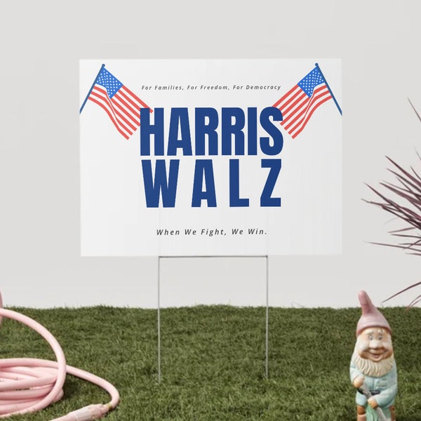 Printable Harris Walz Signs - Etsy