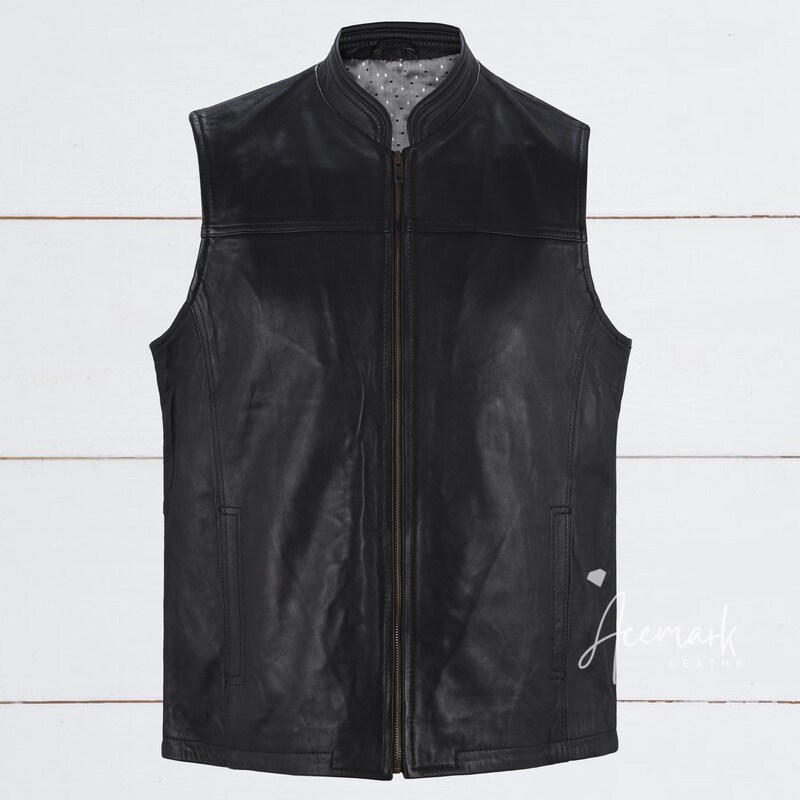 Biker Vest - Etsy