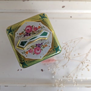 Vintage Western Germany Tin Candy Container Floral Candy Tin - Etsy