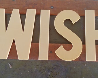 Vintage Plastic Sign Letters - Etsy