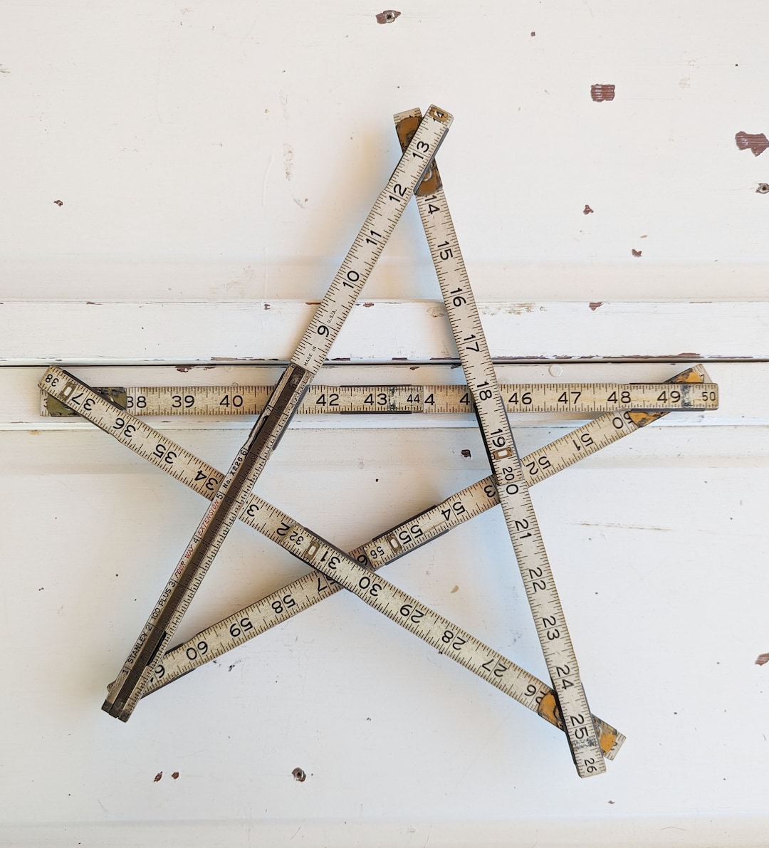 Antique Stanley Zig Zag Folding Ruler Vintage Yard Stick - Etsy