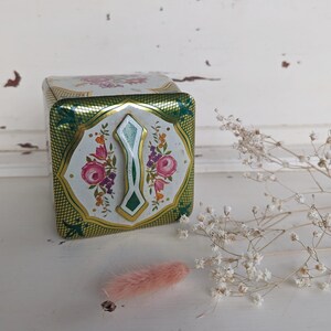 Vintage Western Germany Tin Candy Container Floral Candy Tin - Etsy