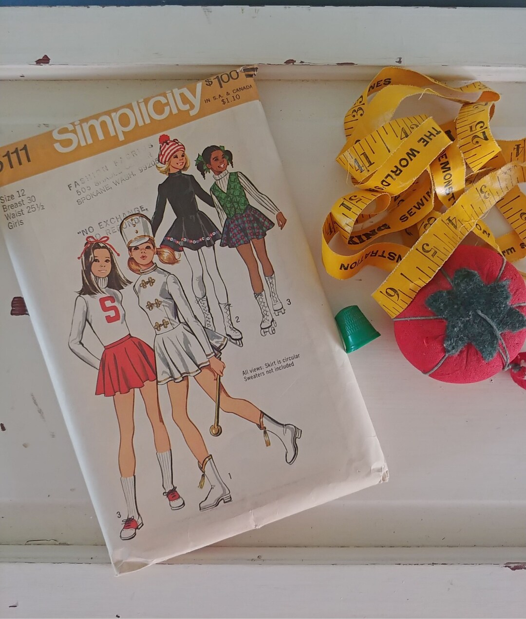 Vintage Costume Sewing Pattern Simplicity Cheerleader - Etsy