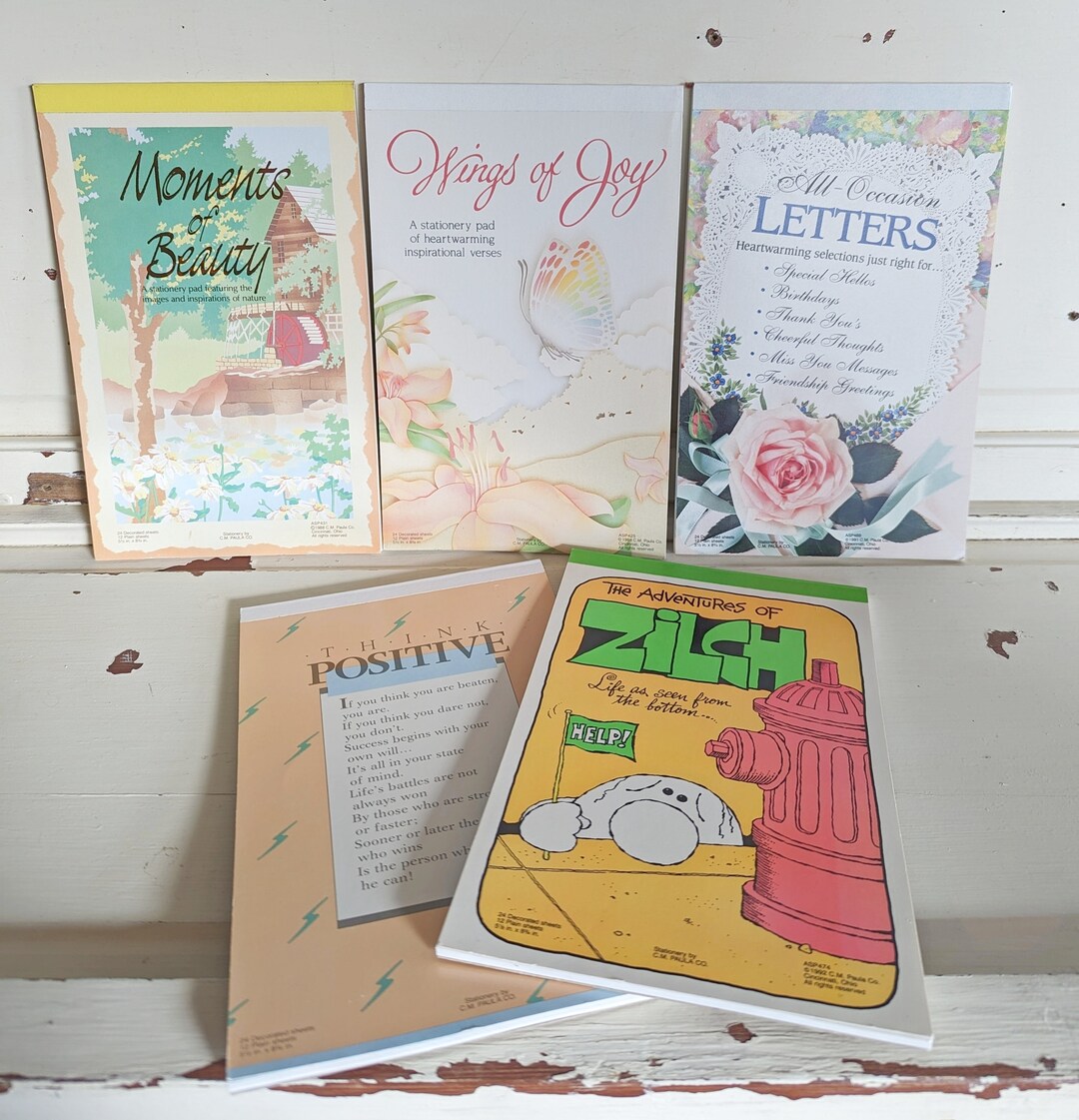 Vintage Stationary Letter Writing Tablets - Etsy