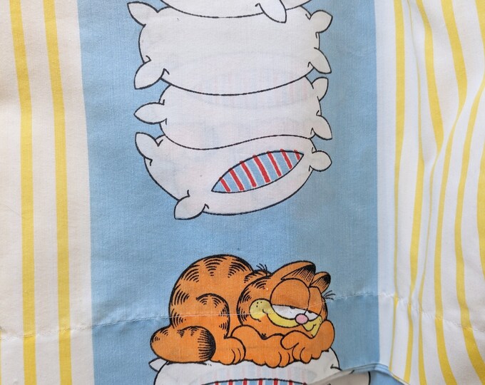 Garfield Twin-size Flat Sheet - Etsy