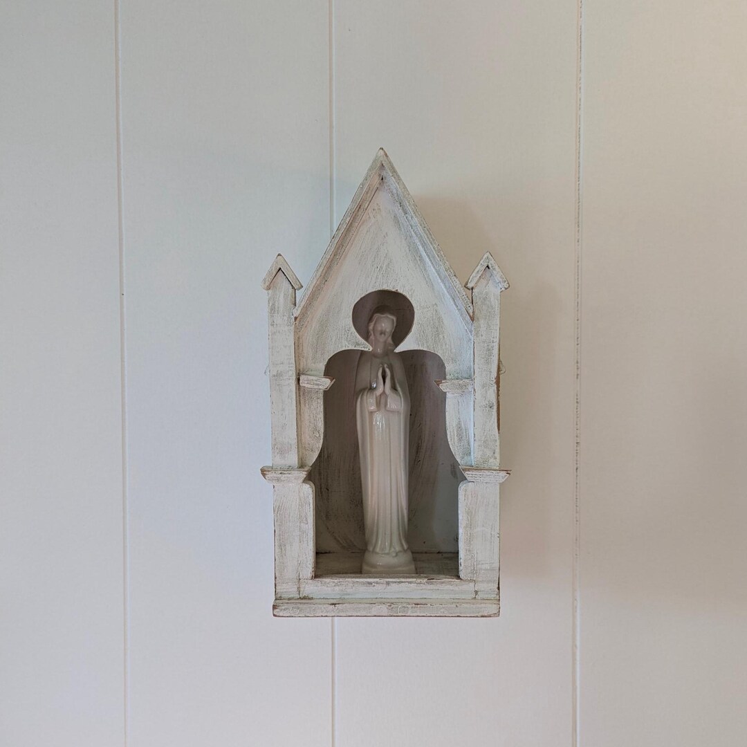 Vintage Shrine DIY Altar Display Box Ornate Nicho Shadow Box With ...