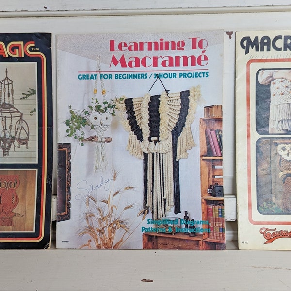 Macrame Books - Etsy
