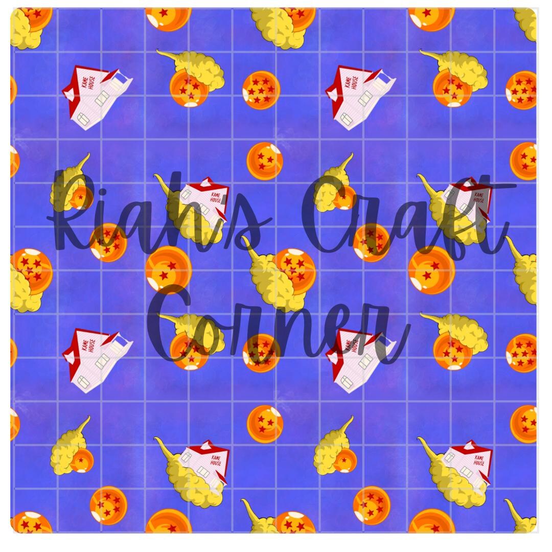 Warrior Kame House Background Seamless Print - Digital Download Only - Etsy