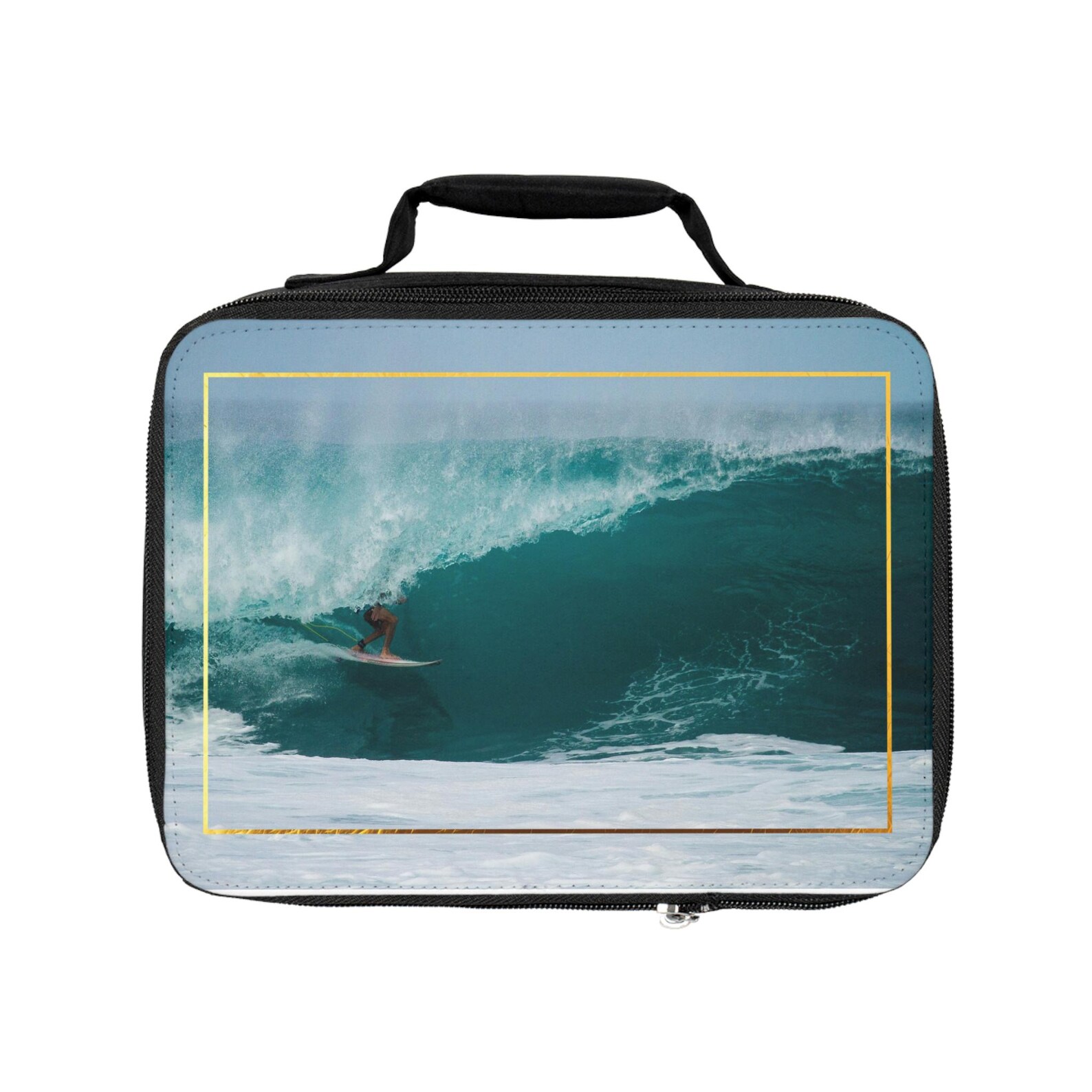 SURFING Lunch Bag, Big Wave Design, One Size, Awesome Big Wave Surfing ...