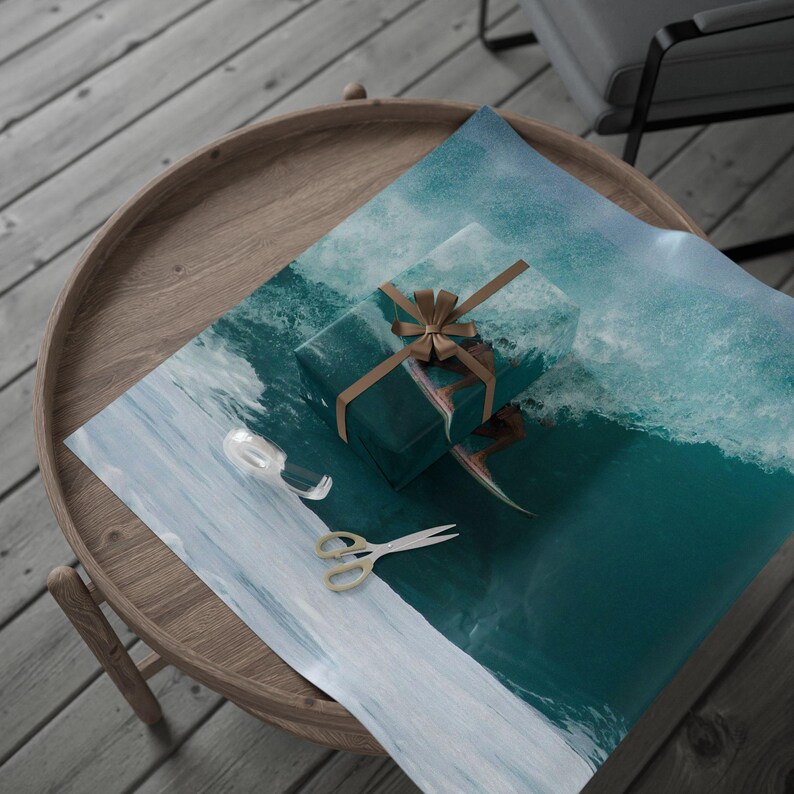SURFING Gift Wrapping Papers, Surfer Gift Wrap, Surfing Gift Idea, Gift ...