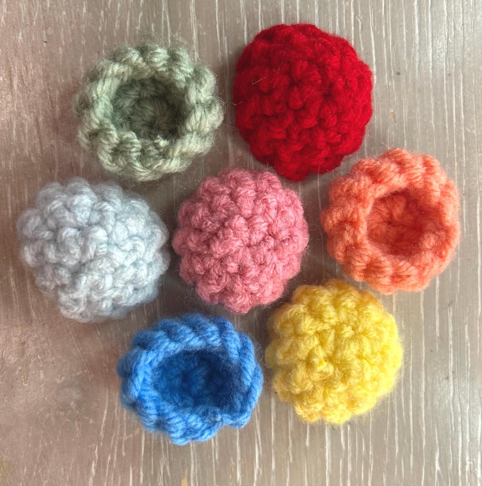 Pack of Three! Crochet Pop-it Fidget Toy, Silent Toy, ADHD, Focus Tool ...