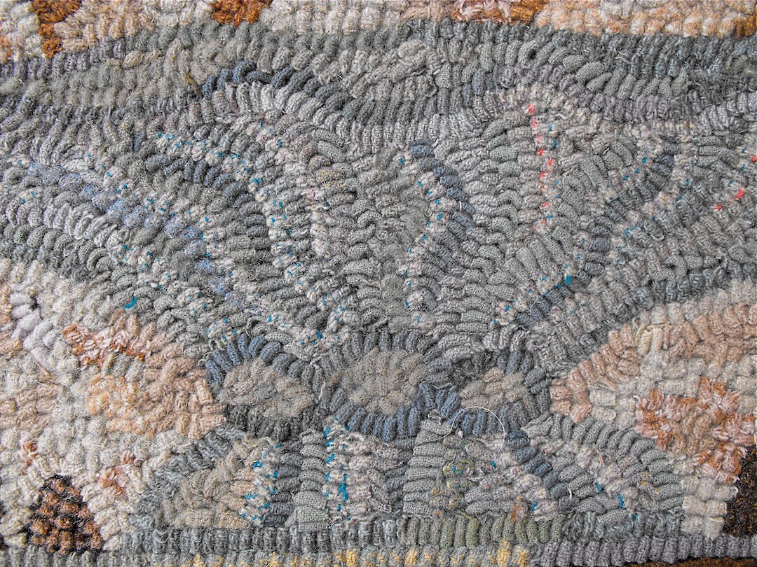 Vintage Floral//odd Flower Rug Hooking PATTERN ONLY Printed on | Etsy