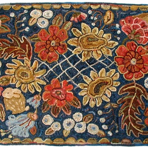 A Secret Garden in 2 Sizes Rug Hooking PATTERN ONLY Designed by Karen ...