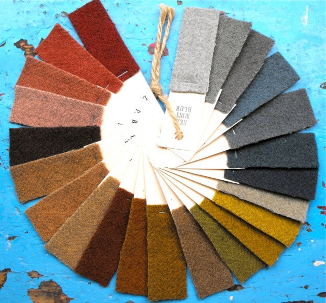 Vintage Colors Dye Book by Karen Kahle//primitive Muted Colors - Etsy