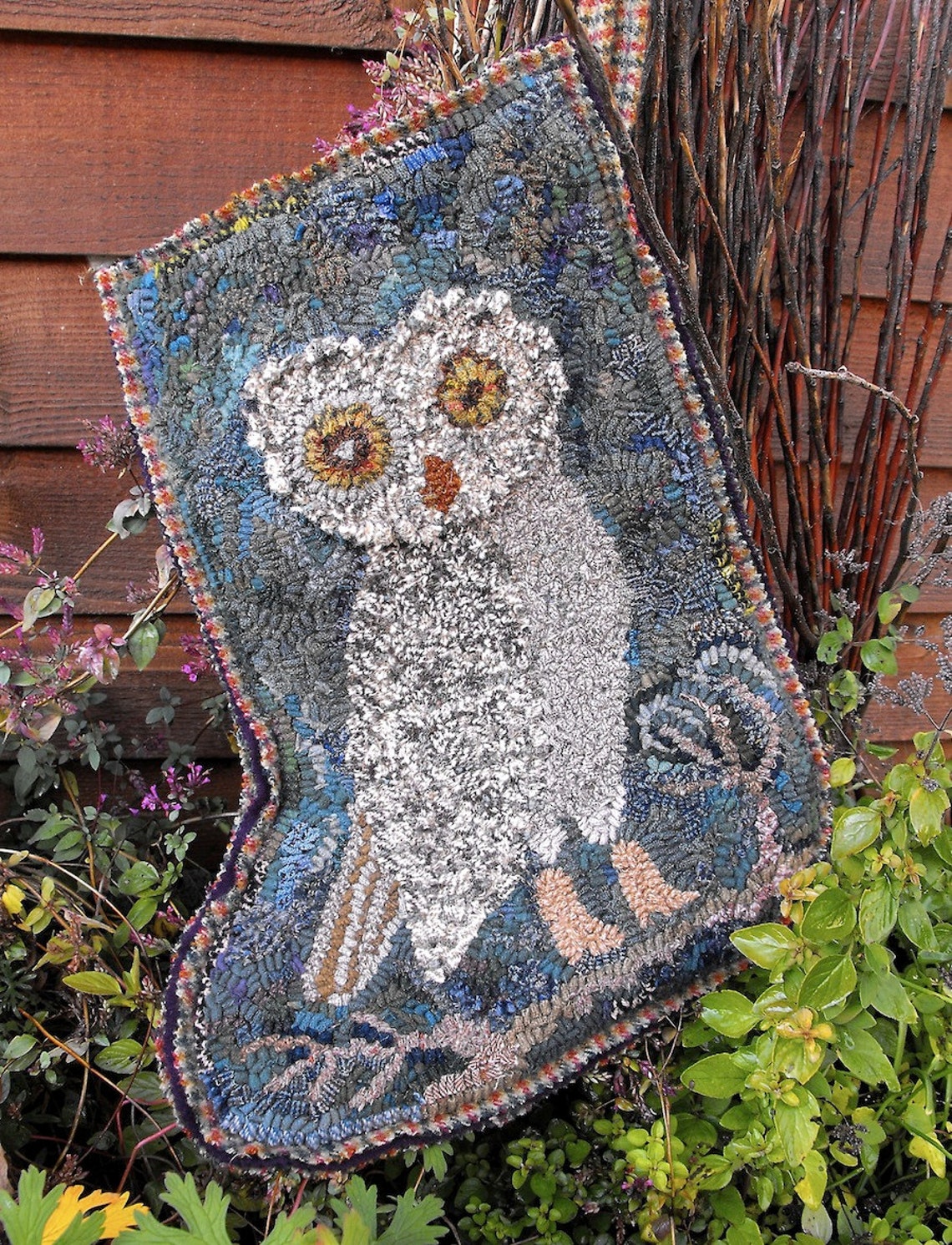 3 Owl Stockings Designs Rug Hooking PATTERN Only//holiday - Etsy