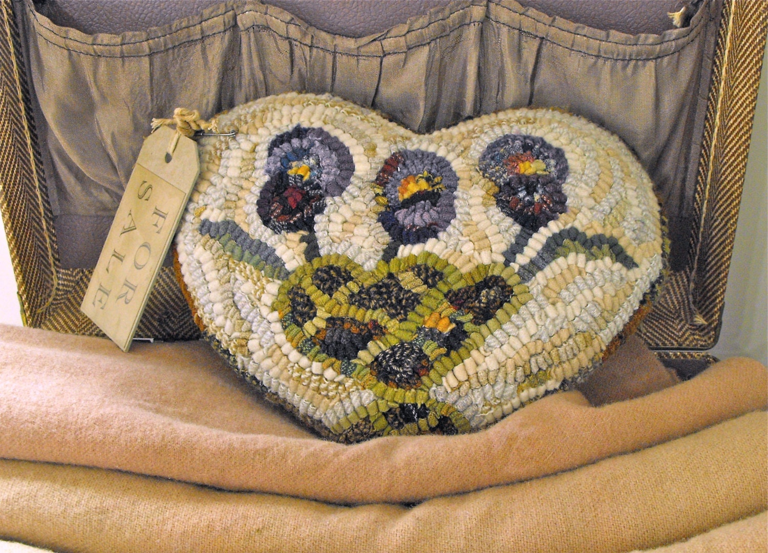 Flower Hearts PDF Pattern Set for Rug Hooking//pansy//roses ...